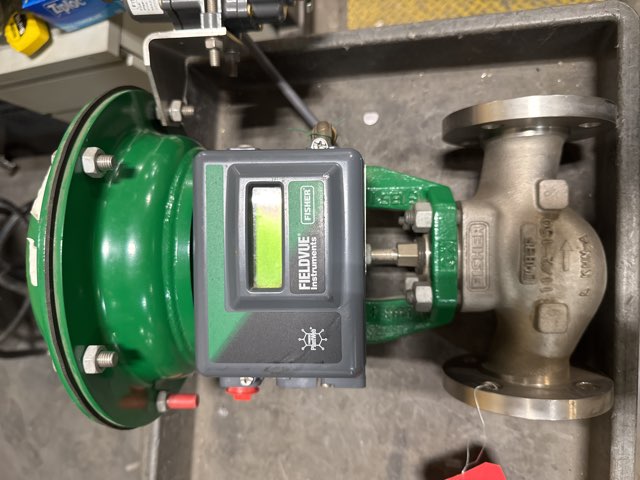 Fisher GX 225-A6 Stainless Control Valve w/Fieldvue MVC2000 Controller ...