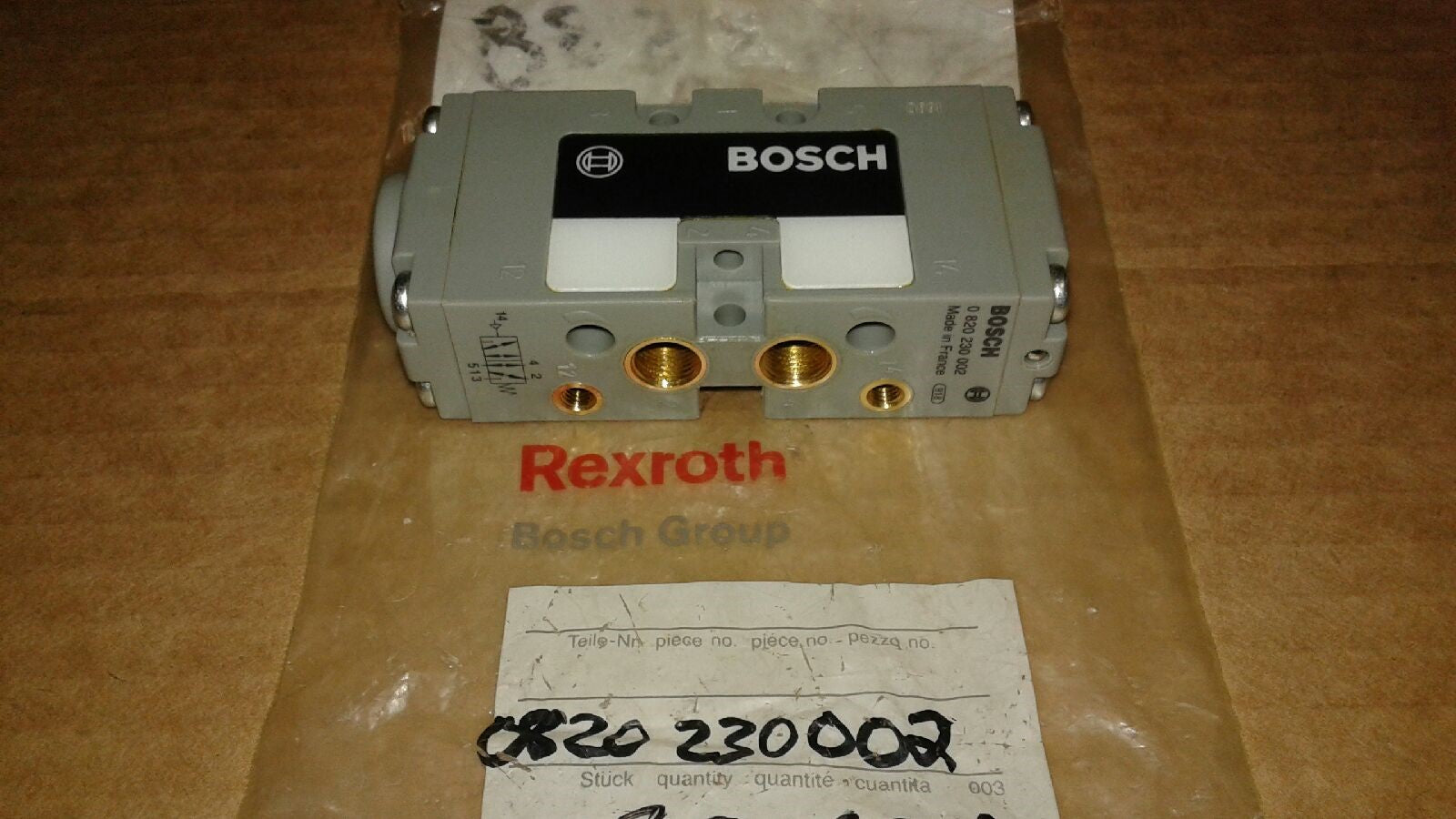 Bosch 0-820-230-002 Pneumatic Directional Control Solenoid Valve ...