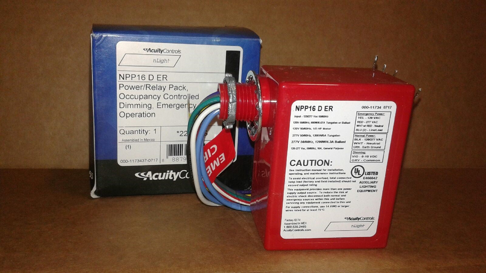Acuity Controls NPP 16 D ER Power-Relay Pack – Ideal Surplus