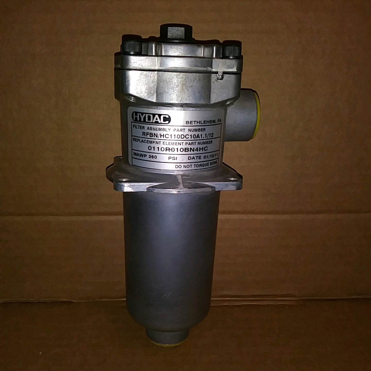 Hydac RFBN/HC110DC10A1.1/12 Filter Housing Assembly – Ideal Surplus