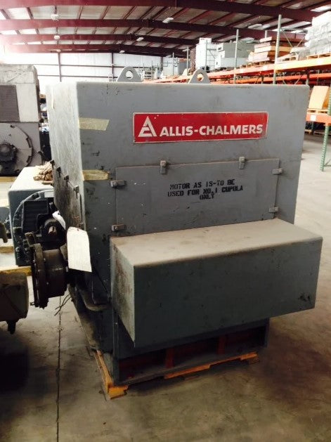 Allis Chalmers 1000 HP AC Motor, 3740 Frame, 1800 RPM, 4160 Volt, WPII ...