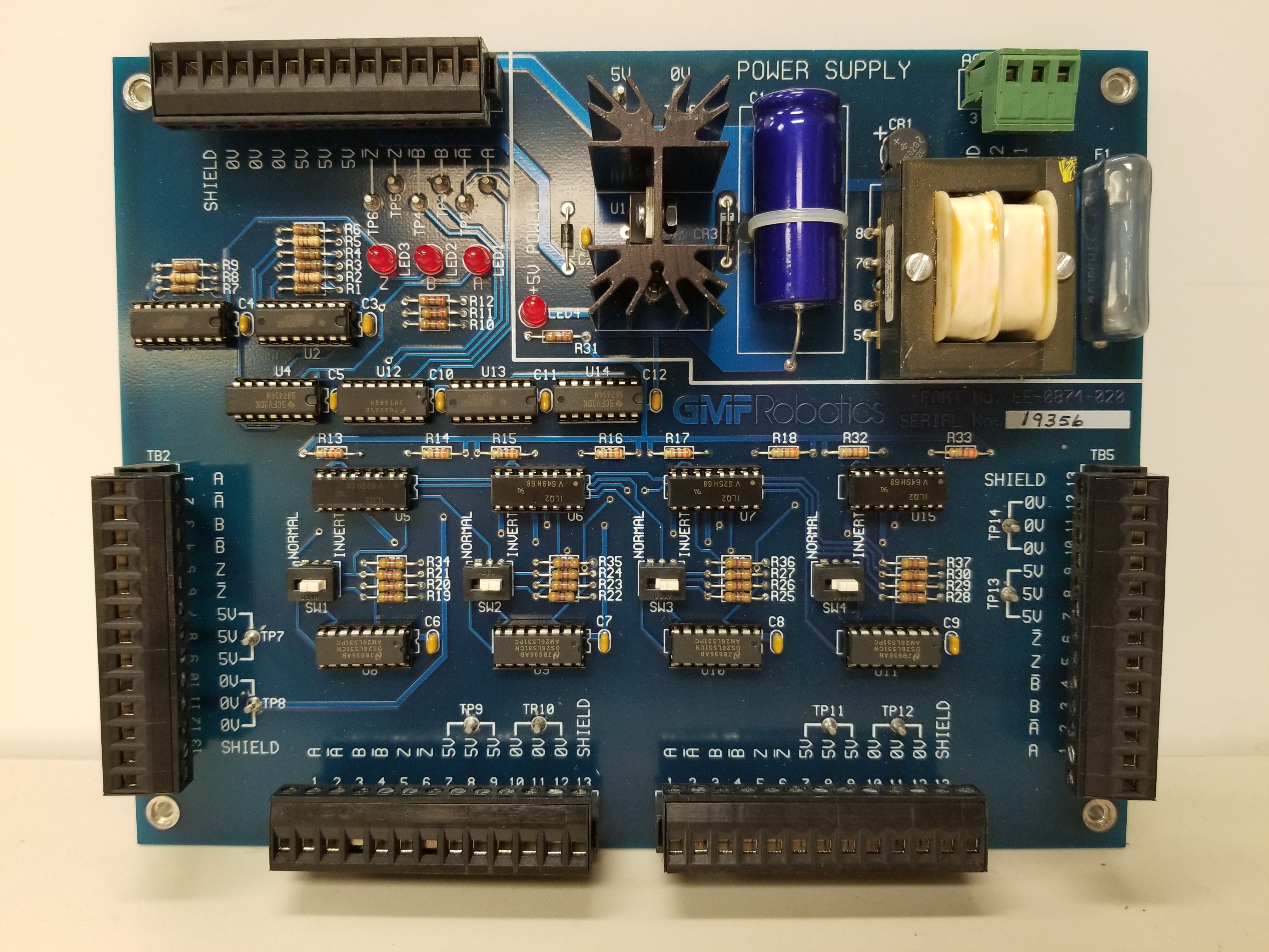 GMF Fanuc Robotics EE-0874-020 Encoder Repeater (Multiplexer) Board ...