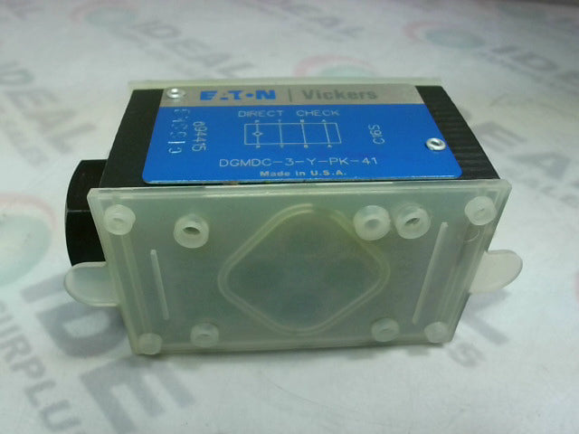 Vickers DGMDC-3-Y-PK-41 Directional Check Valve 1Bar – Ideal Surplus