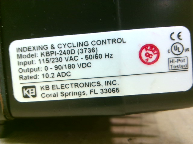 Penta Drive KBPI-240D Indexing & Cycling Controller – Ideal Surplus
