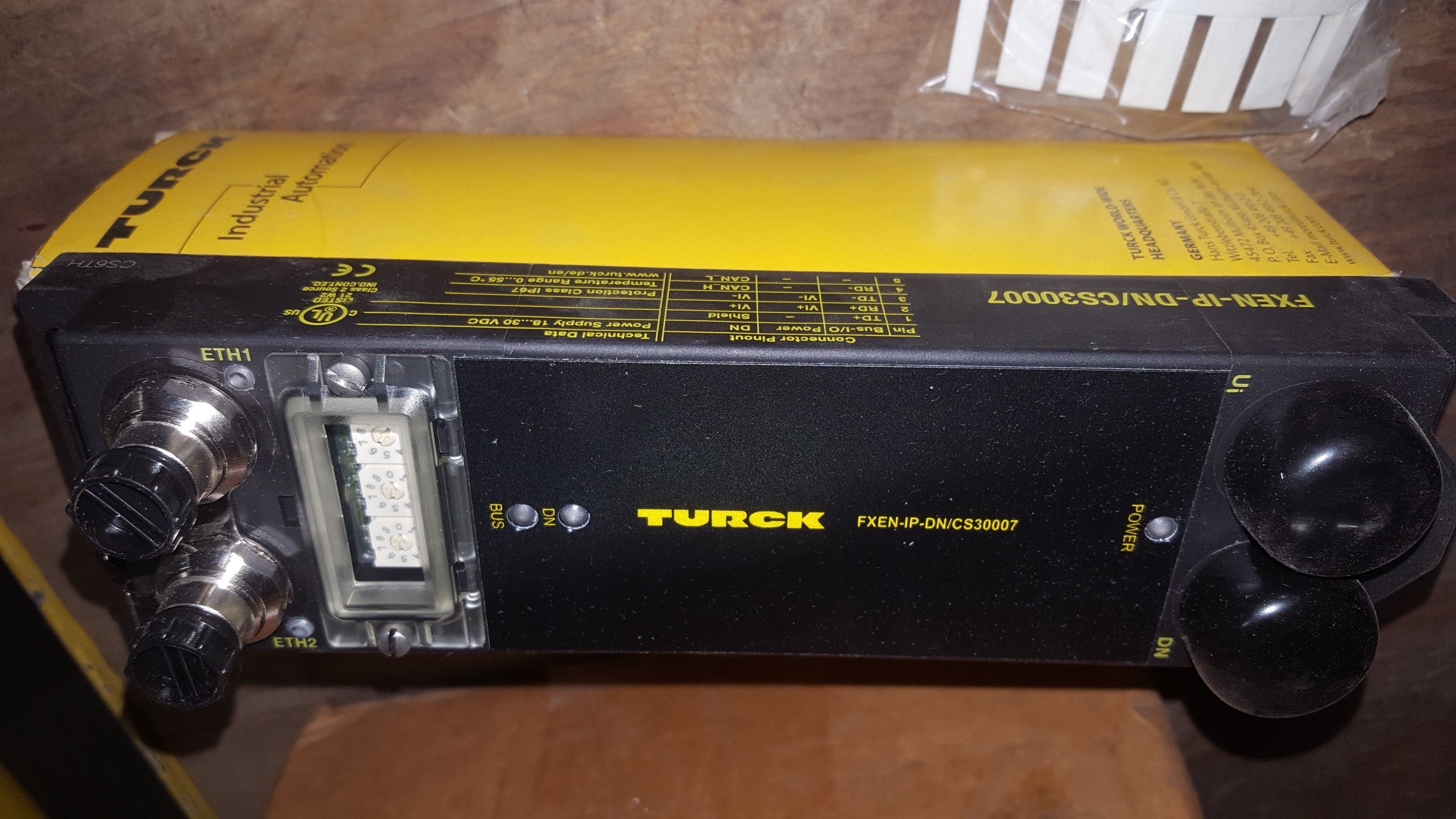 Turck FXEN-IP-DN/CS30007 Fieldbus I/O Module Ethernet/IP DeviceNet Gat ...