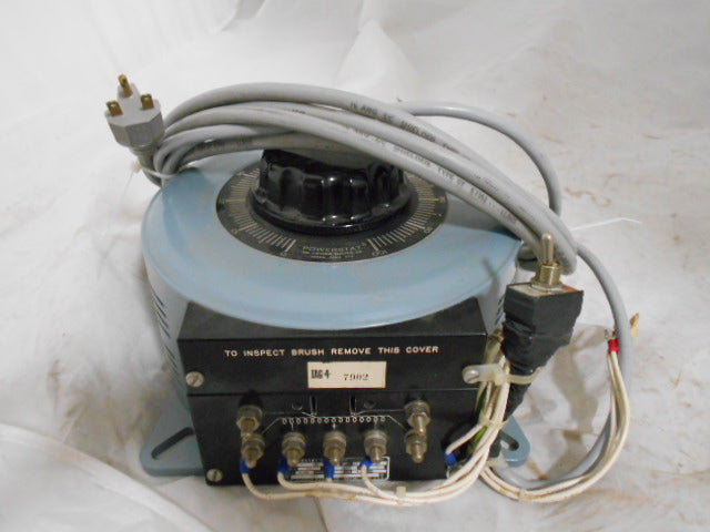 TRANSFORMER, POWERSTAT - 246, Variable Transformer, INPUT 240 V, 50/60 ...