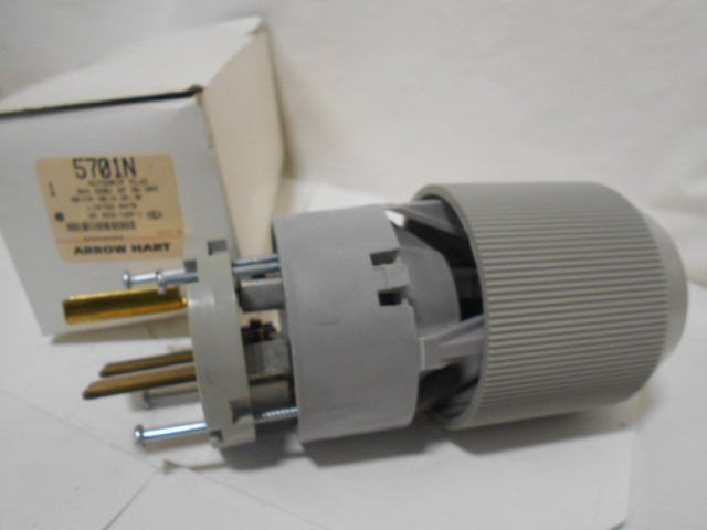 PLUG, ARROW HART 5701N, Auto grip Plug 30A 250V – Ideal Surplus