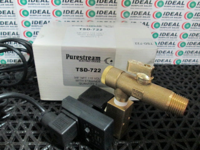 Purestream TSD-722 3/8" NPT Timed Electric Drain 115VAC – Ideal Surplus
