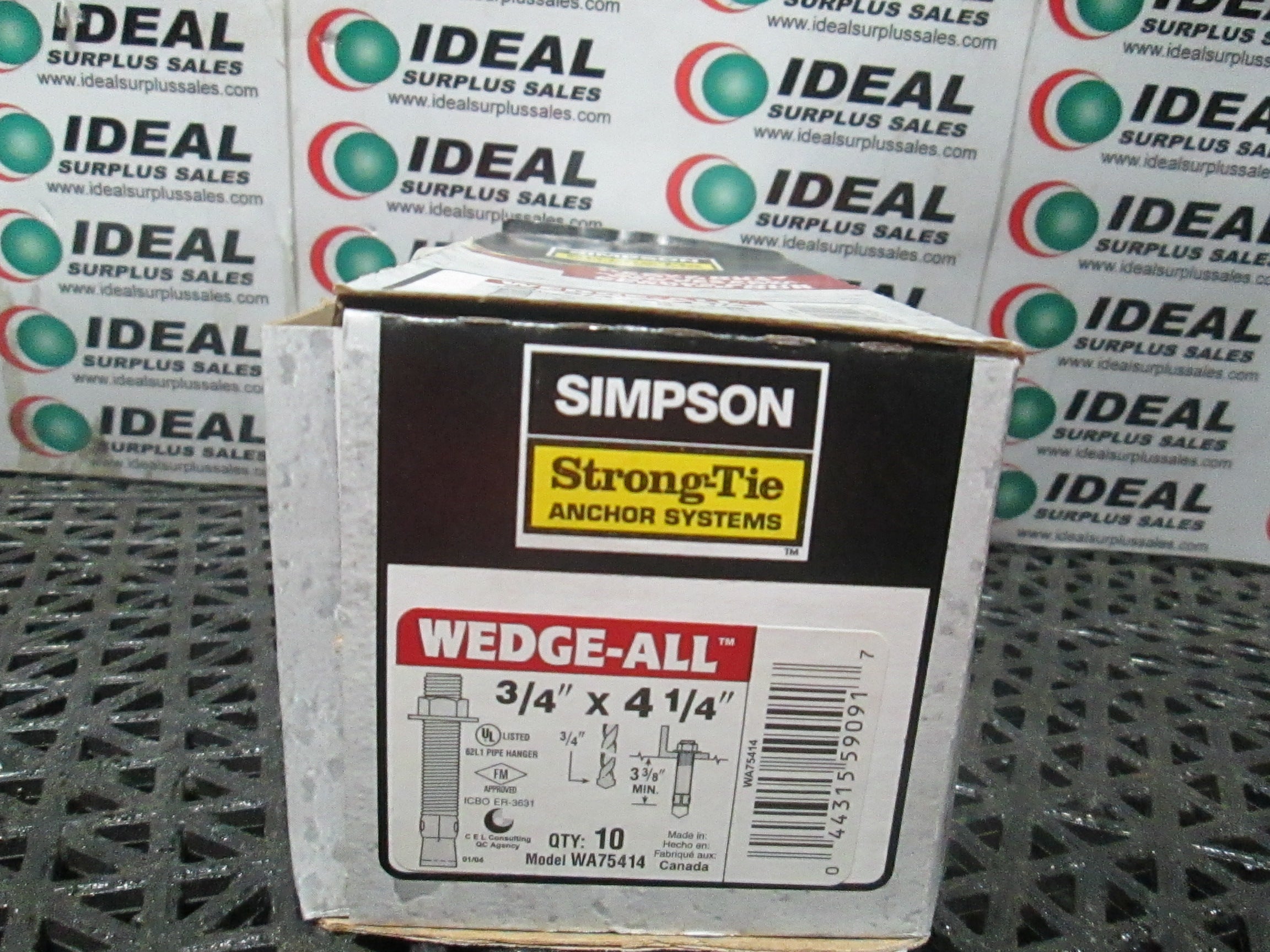 STRONG TIE WA75414 ANCHOR – Ideal Surplus