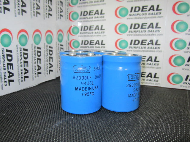 Nippon 82000UF 63V 16VDC Filter aluminum electrolytic capacitor – Ideal ...