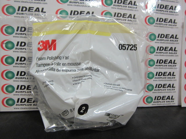 3M 05725 Single Sided Foam Polishing 8" Pad Black (2 Pads) – Ideal Surplus