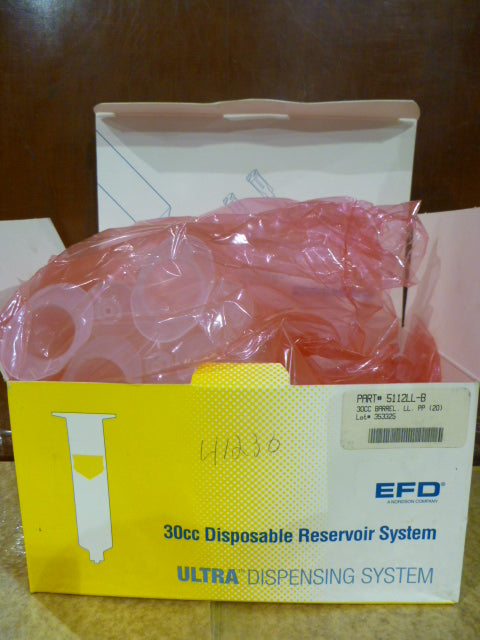 EFD - 5112LL-B BARREL: 30CC DIPOSABLE RESERVOIR SYSTEM (BOX OF 20 ...