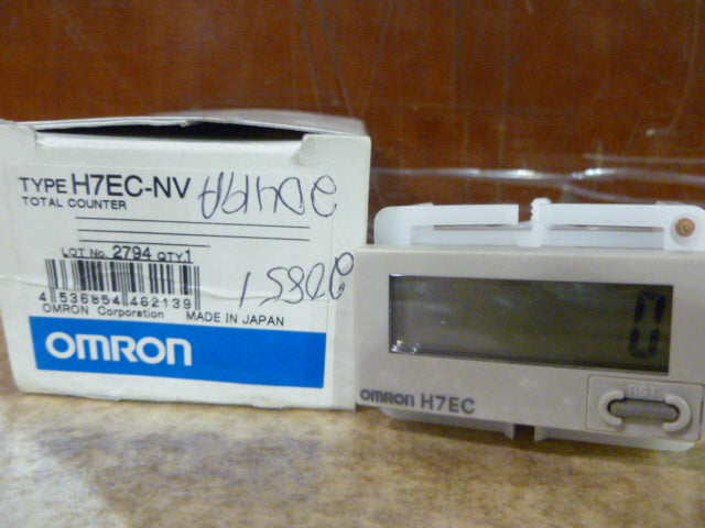 Omron H7EC-NV Digital Total Counter 8 Digit LCD Display – Ideal Surplus