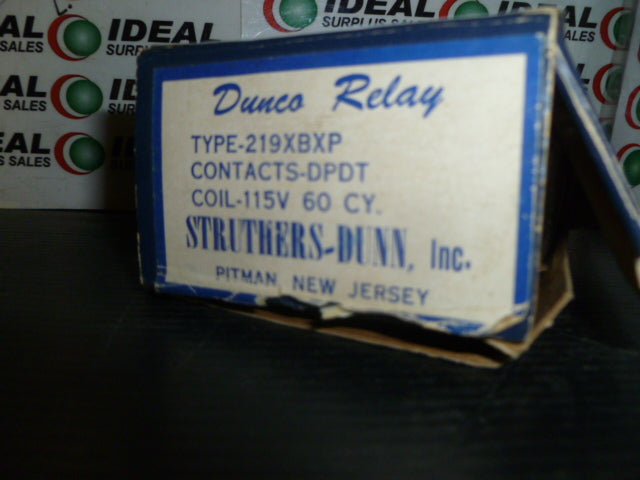 STRUTHERS DUNN 219XBXP RELAY – Ideal Surplus