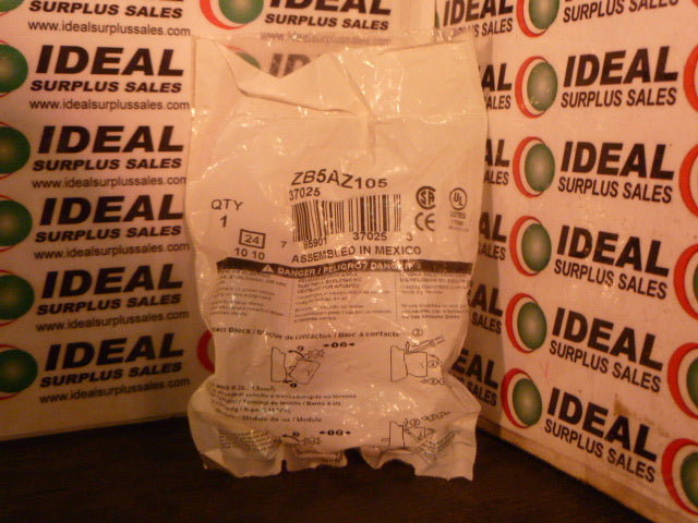 Schneider Electric ZB5AZ105 Harmony Contact Block NO/NC (4 PCS) – Ideal ...