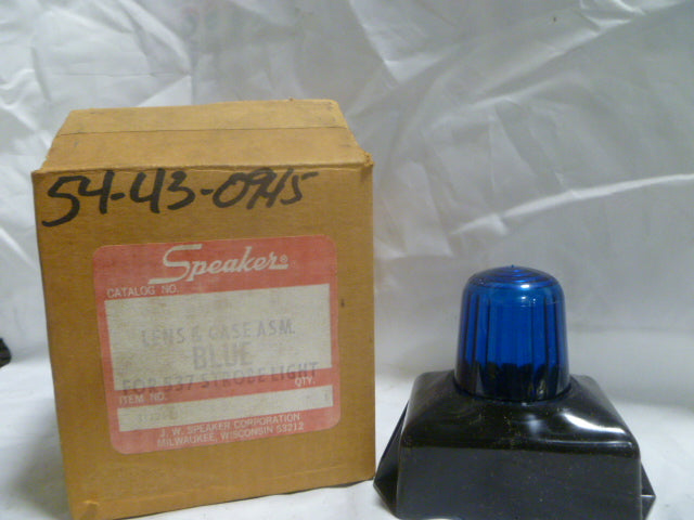LENS, SPEAKER - 3122621, BLUE LENS FOR 537 STROBE LIGHT, – Ideal Surplus