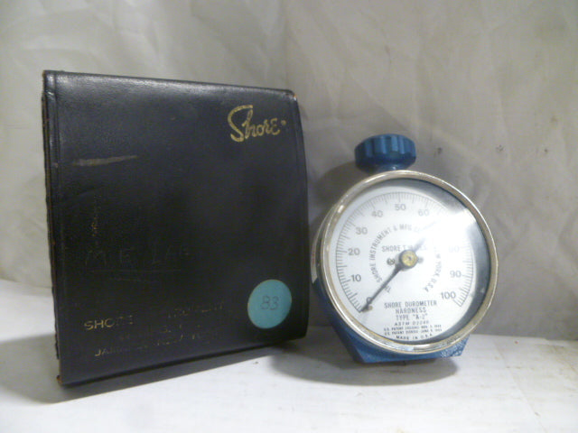 DUROMETER, THE SHORE INSTRUMENT - ASTM-D2240, TYPE A-2, SHORE DUROMETE ...