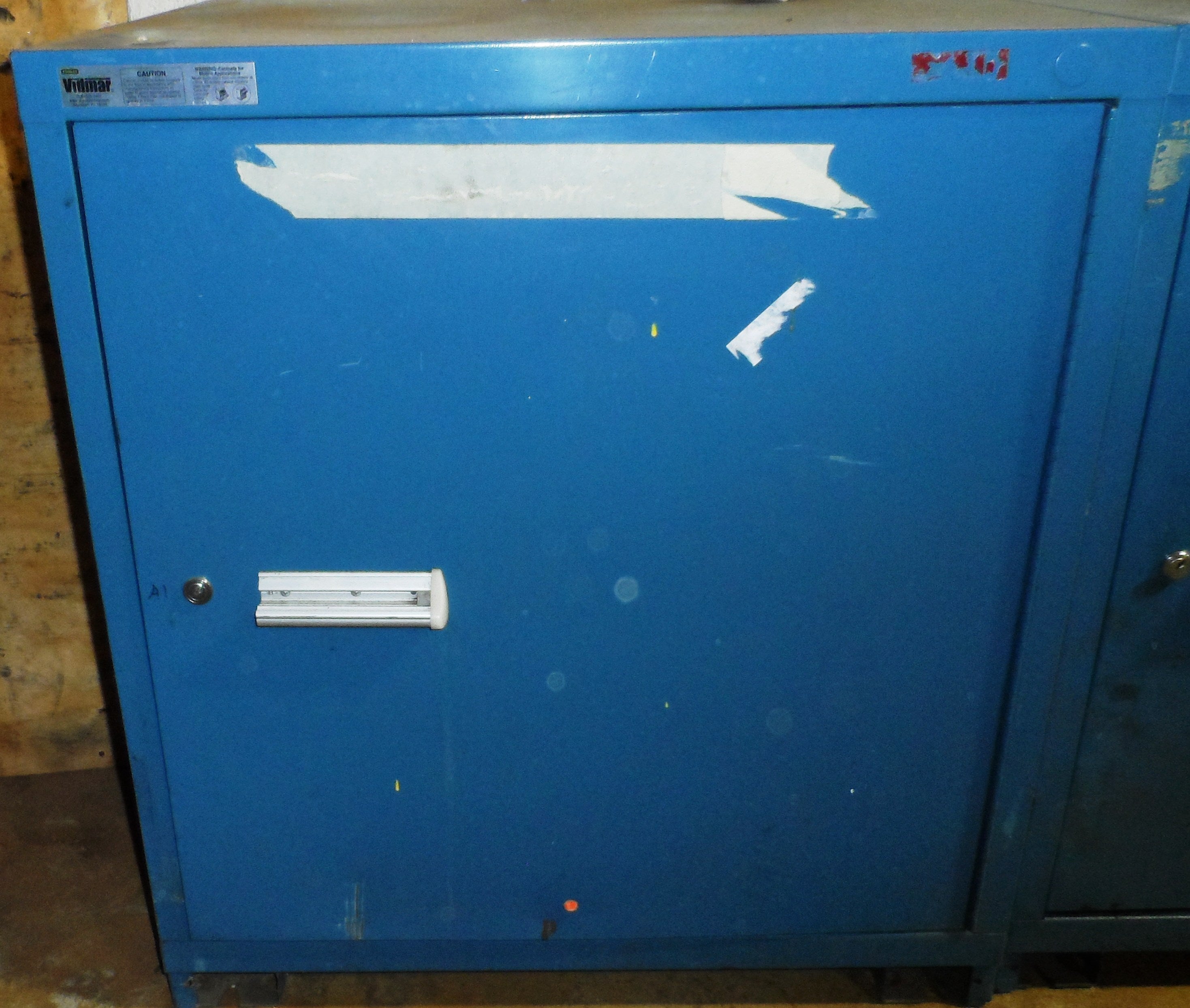 CABINET, SHELF, TOPPER, STANLEY VIDMAR, 30""W 27'' TALL - BLUE – Ideal ...