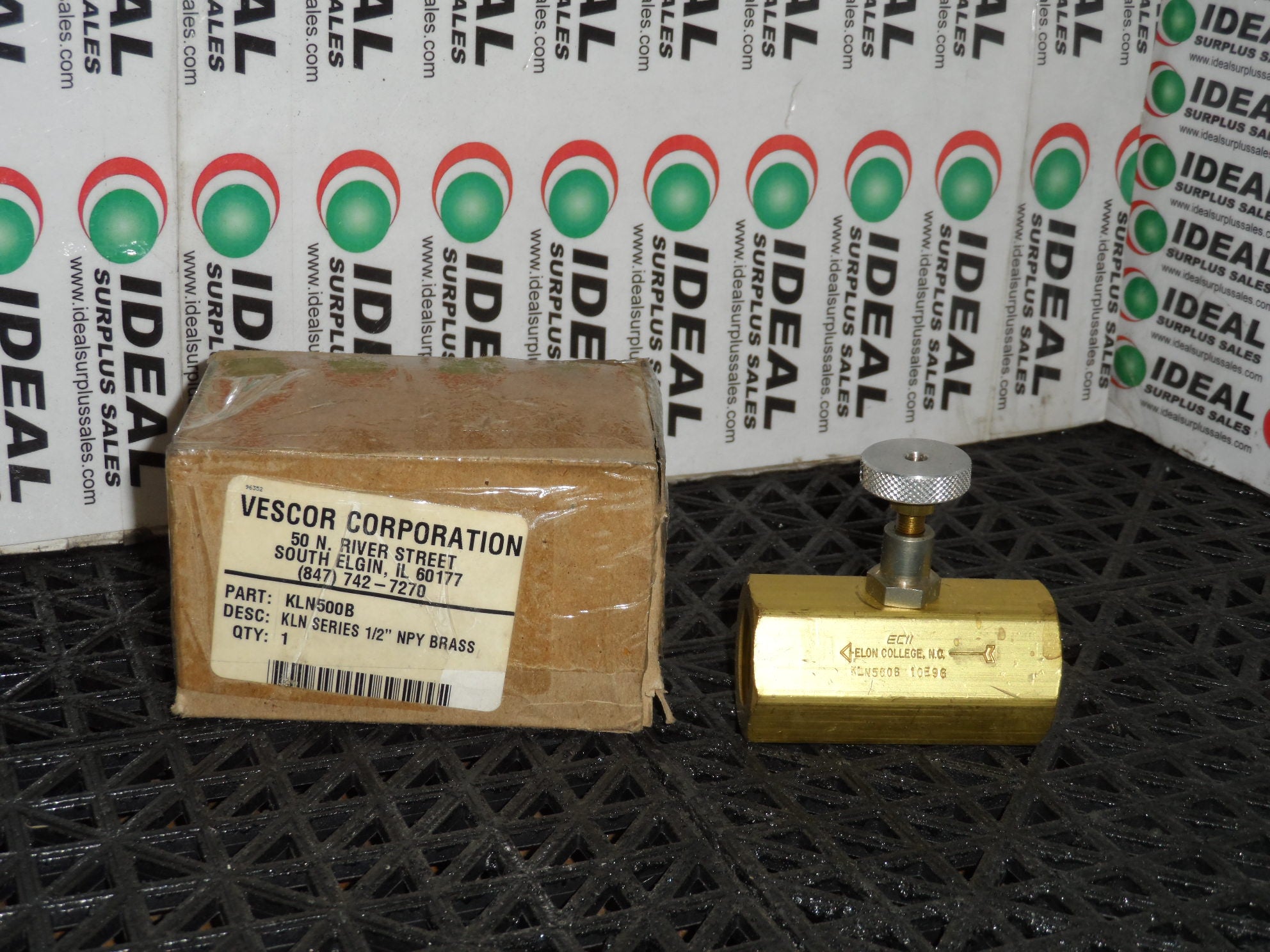 VESCOR KLN500B VALVE – Ideal Surplus