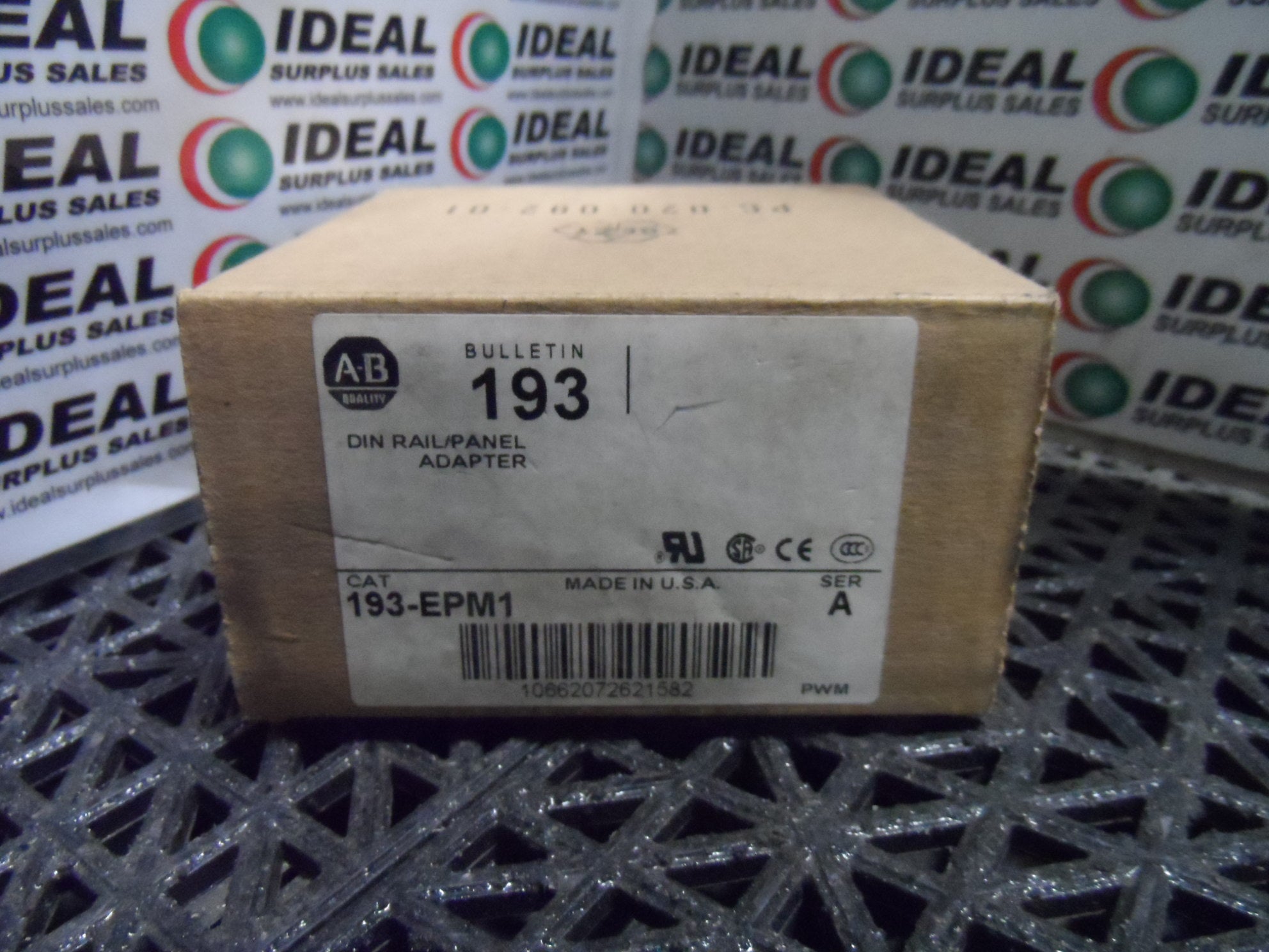 Allen Bradley 193-EPM1 Series A Din Rail/ Panel Mount Adapter – Ideal ...