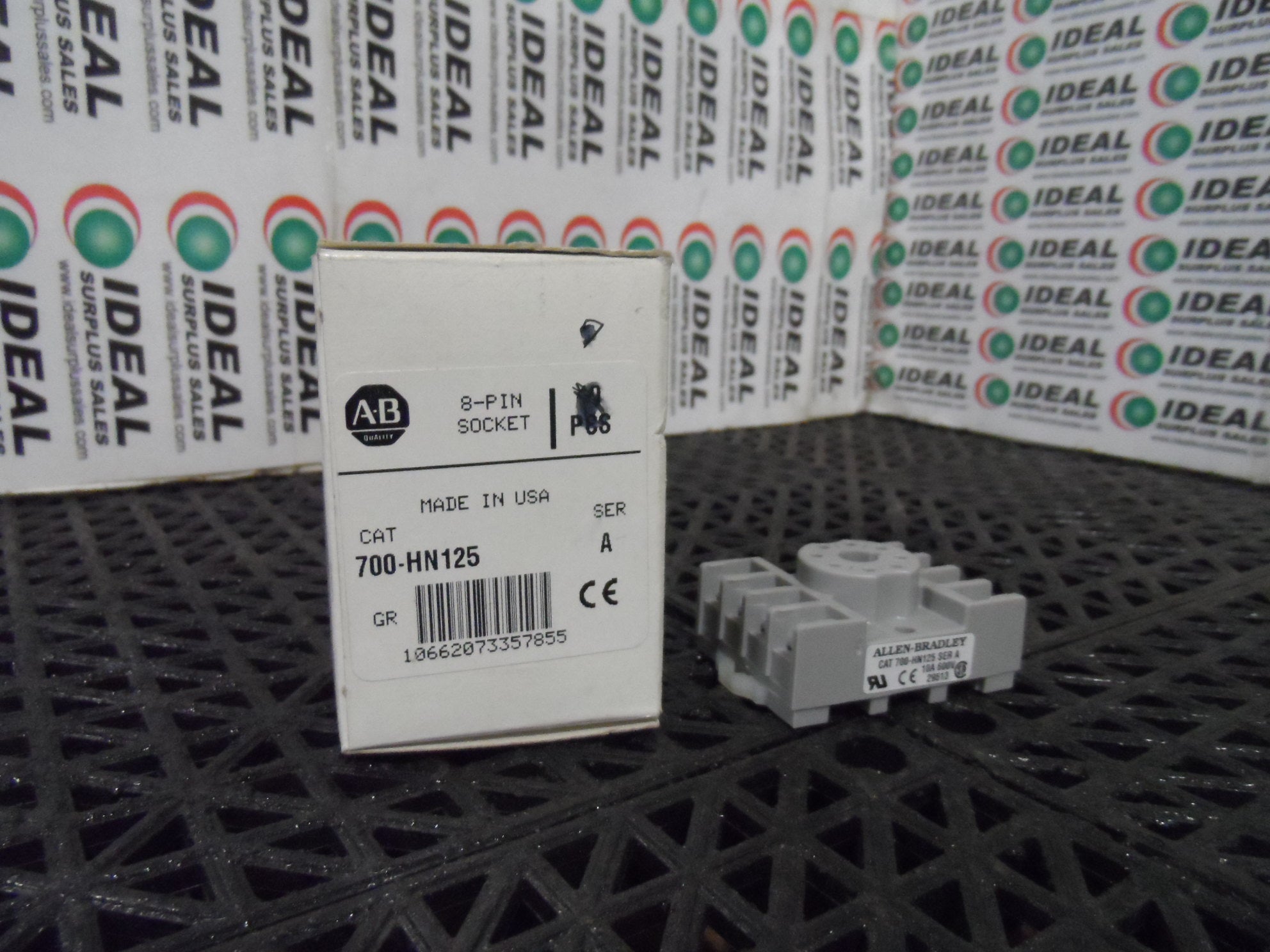 Allen Bradley 700-HN125 8-Pin Tube Relay Base Socket – Ideal Surplus