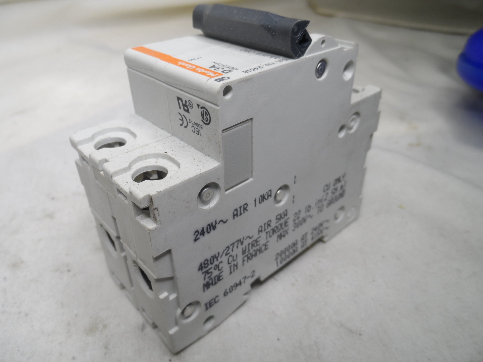 Merlin Gerin 24518 Circuit Breaker Multi 9 C 3A 480Y/277V 2P – Ideal ...