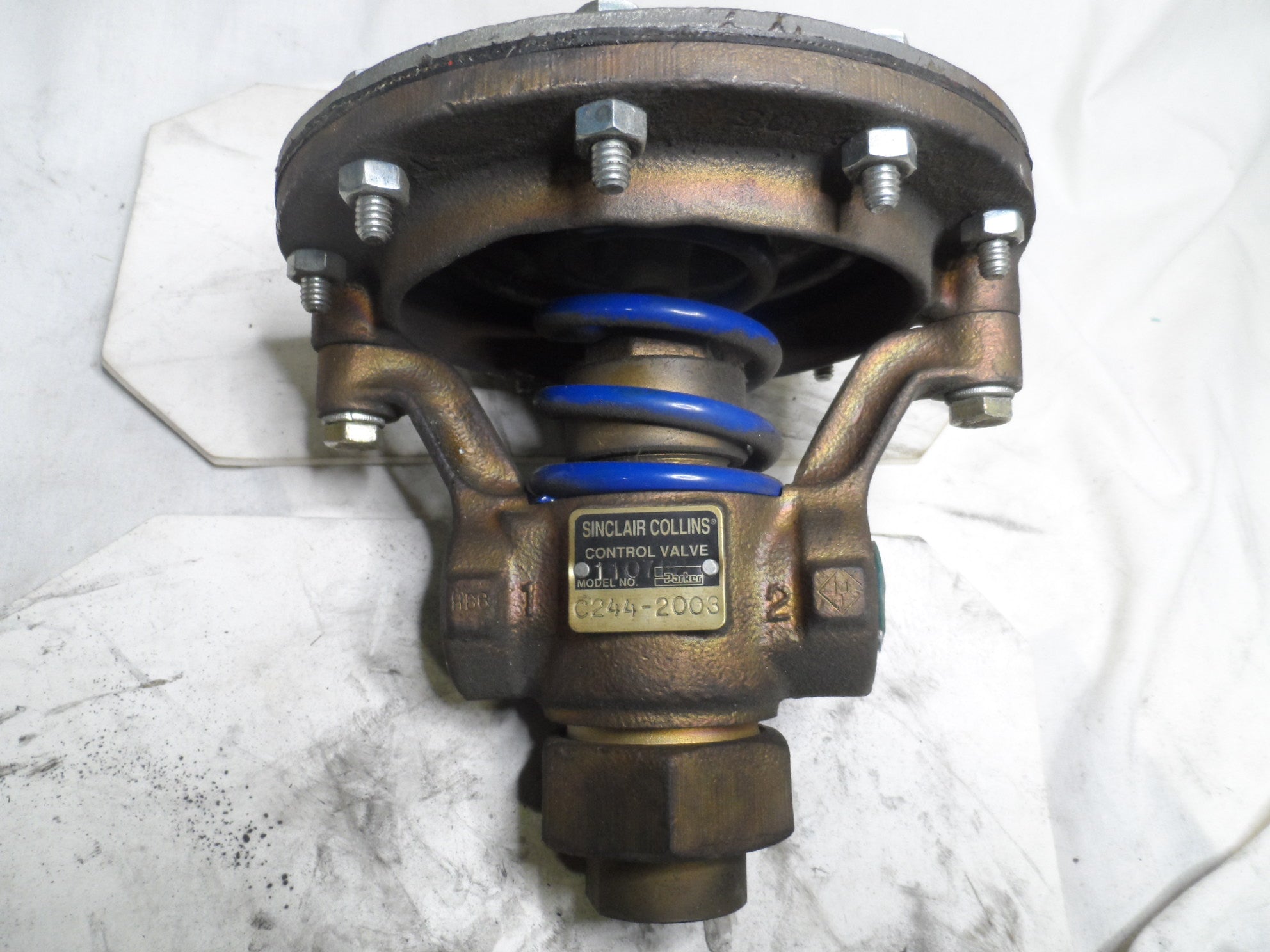 Sinclair Collins C244-2003 2-Way Normally Open Process Control Valve 1 ...